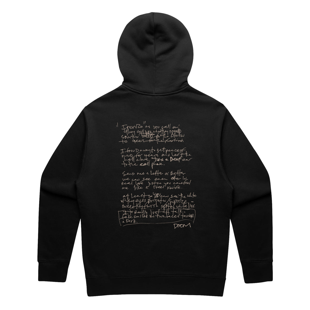 The Note Books Hoodie - Black – GAS DRAWLS