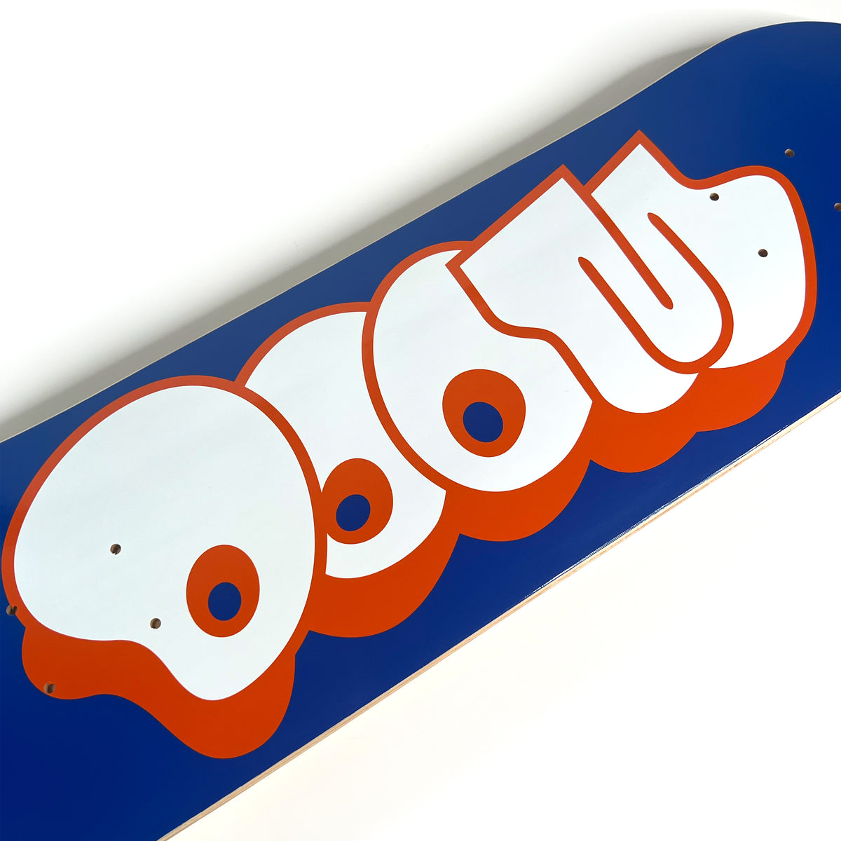 THROW SKATE DECK - BLUE – GASDRAWLS