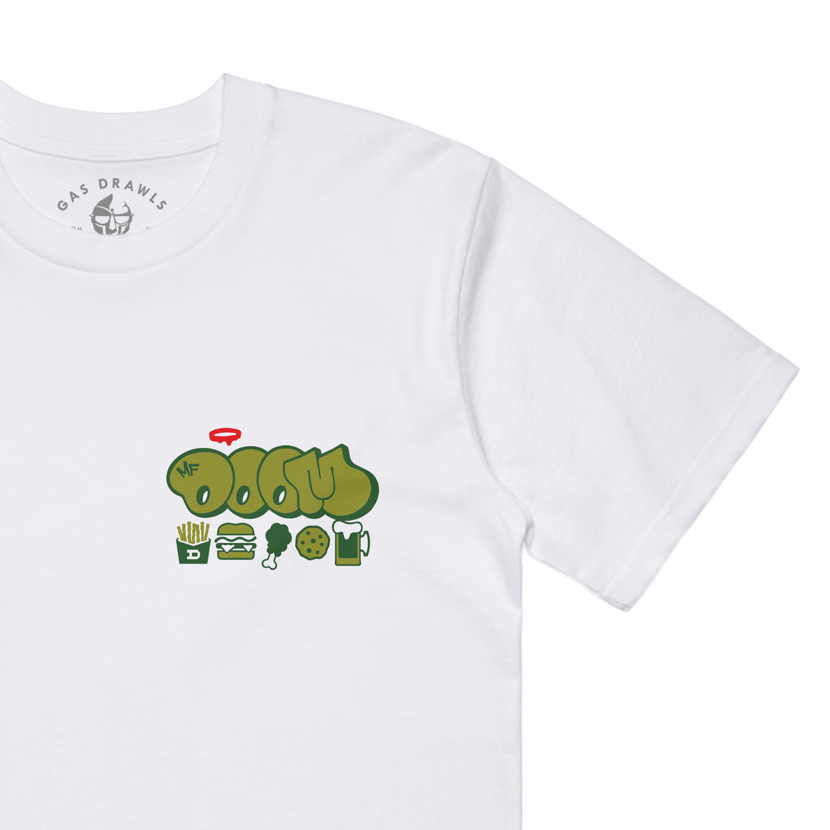 Beef Rapp Shirt - White – GASDRAWLS