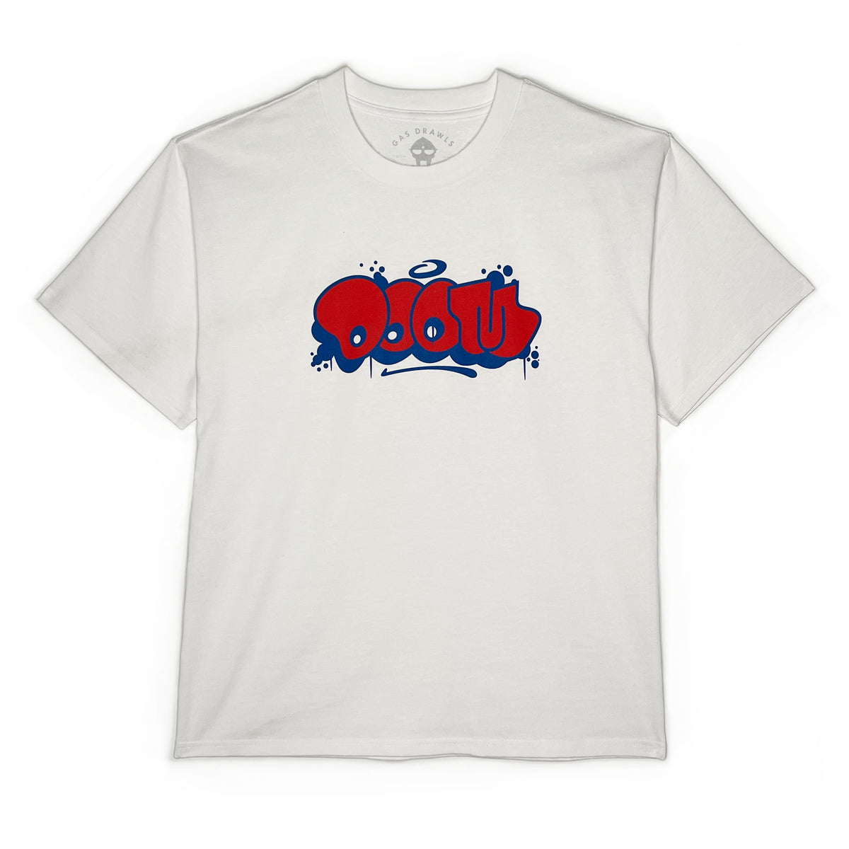 THROW SHIRT - BLUE & RED – GASDRAWLS