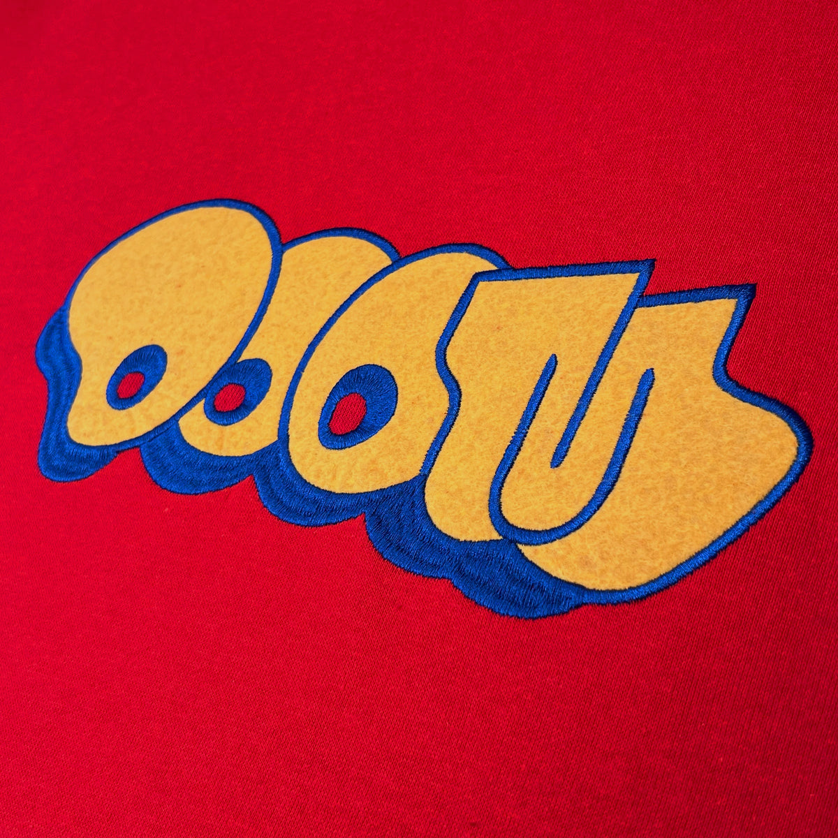 THROW HOODIE - RED – GAS DRAWLS