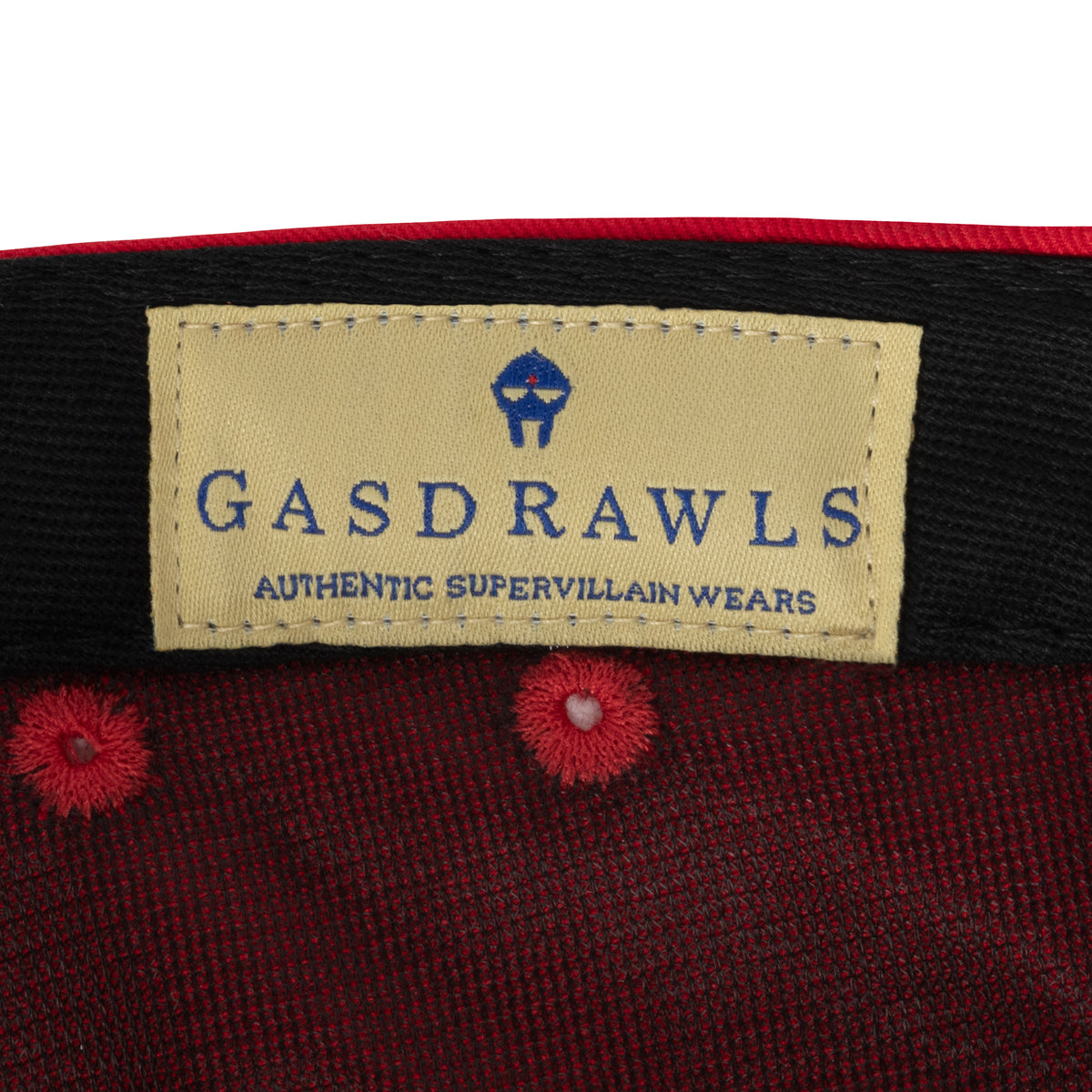 DOOM Color Block Hat - Navy/Red – GAS DRAWLS